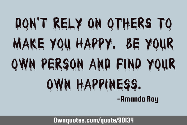 Make Your Own Person Alldarelo